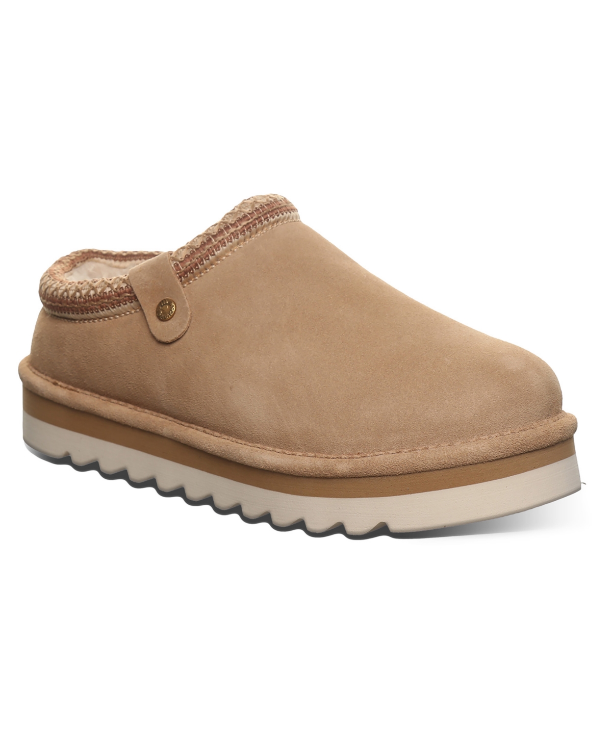 Click here for Bearpaw Womens Calista Braided Trim Platform Clogs... prices
