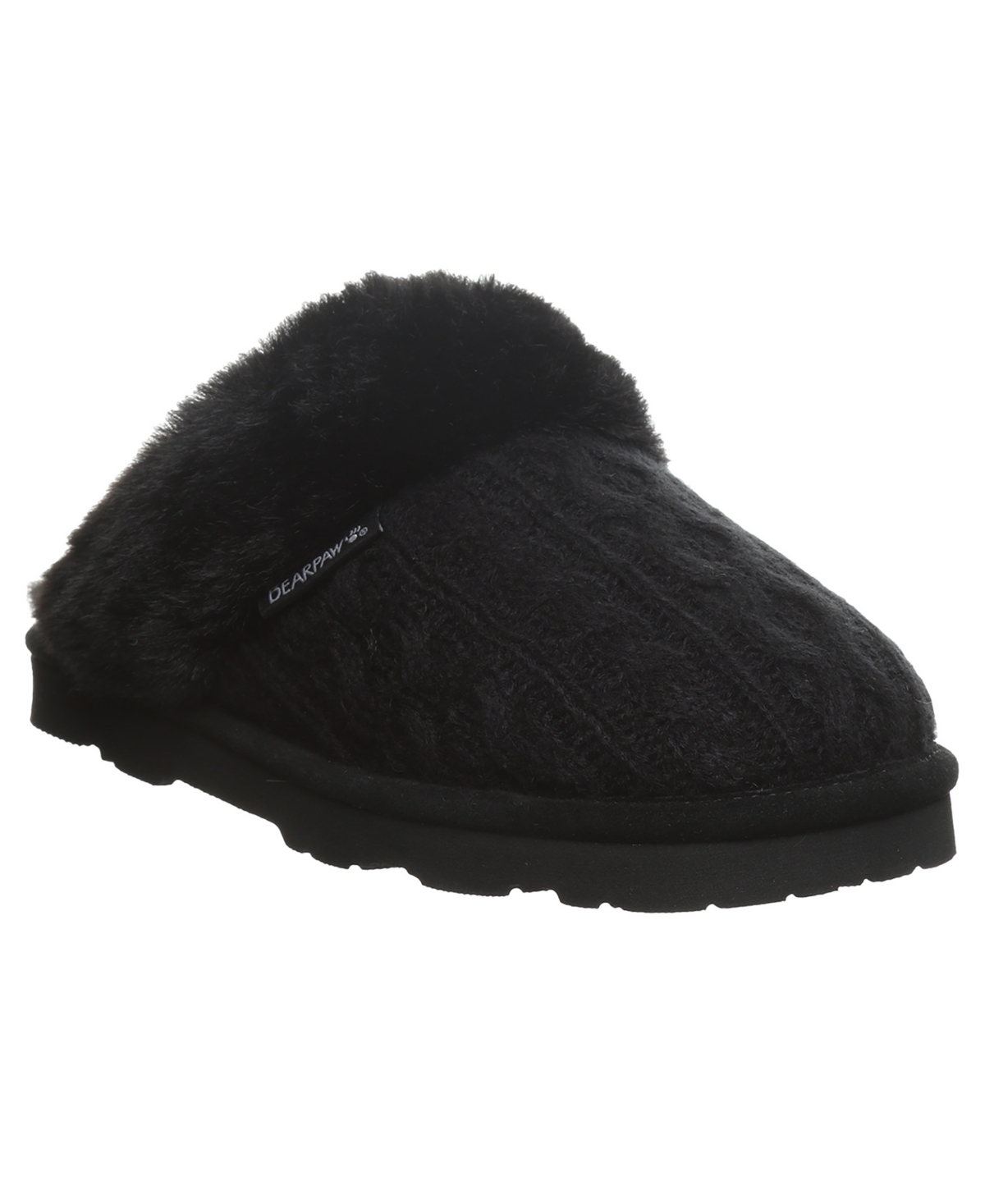 Click here for Bearpaw Womens Rumie Cable Knit Slip-On Slippers -... prices