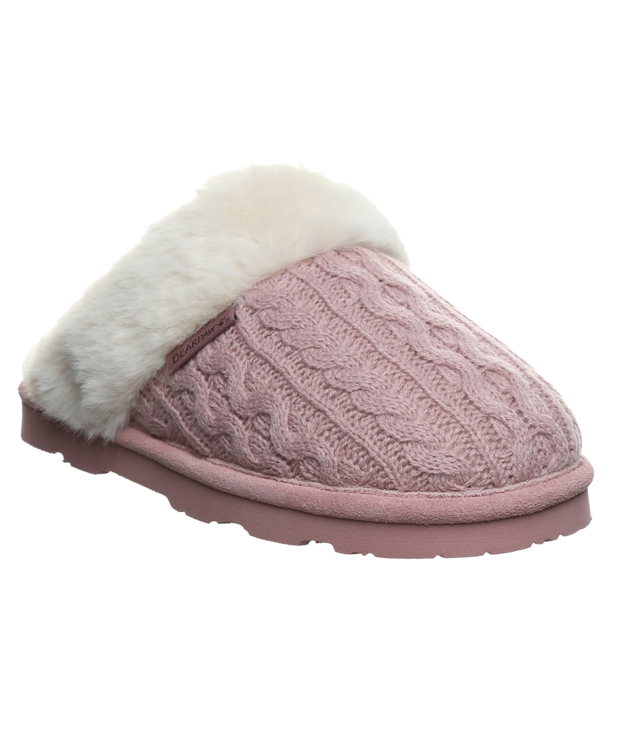Click here for Bearpaw Womens Rumie Cable Knit Slip-On Slippers -... prices