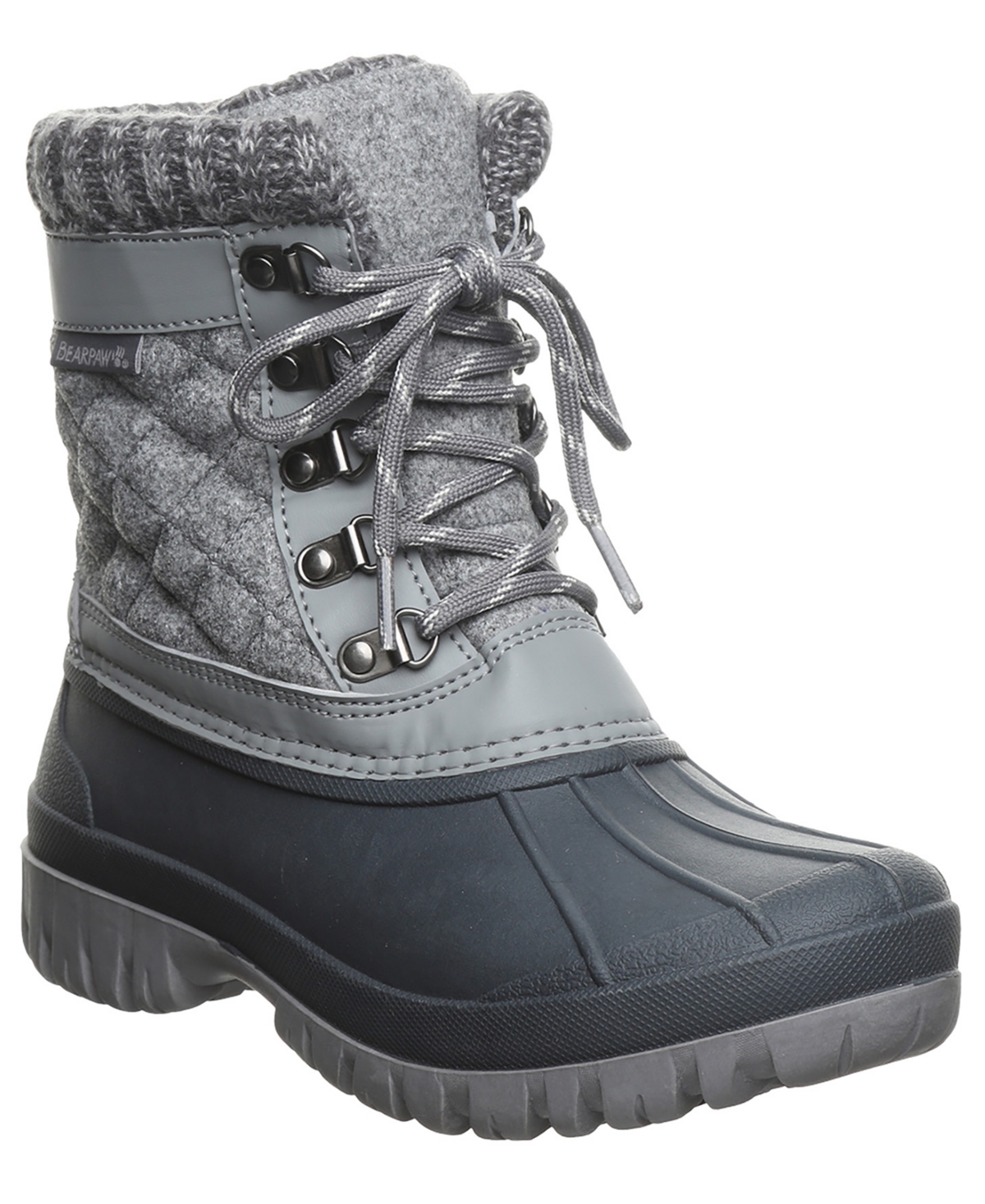 Click here for Bearpaw Womens Nadja Round Toe Wedge Boots - Charc... prices