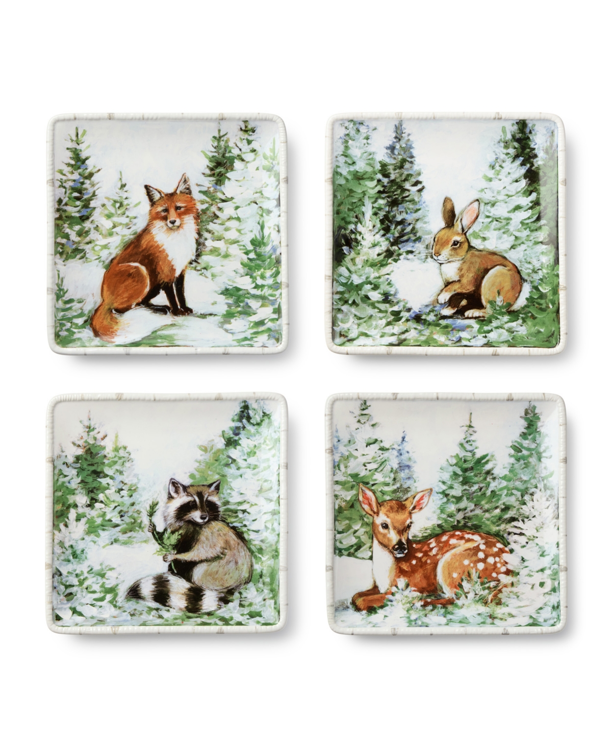 Click here for Certified International Winter Cabin Dessert Plate... prices