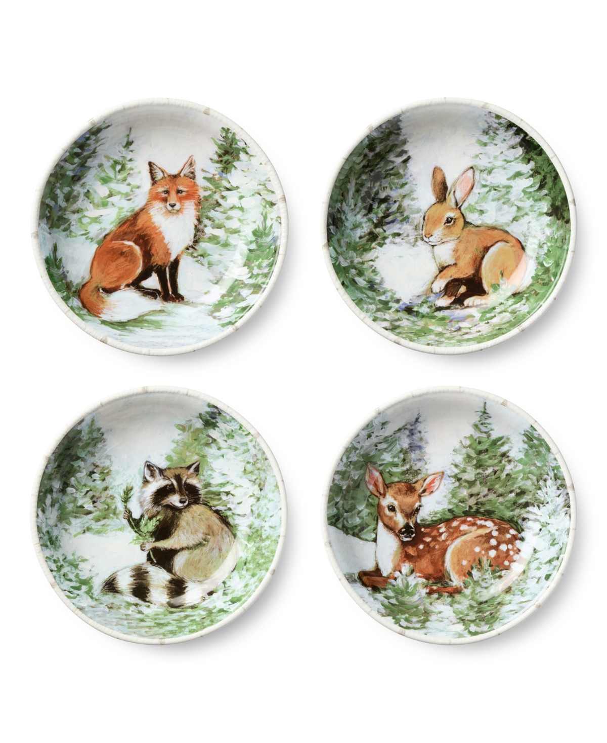 Click here for Certified International Winter Cabin Soup Bowls  S... prices