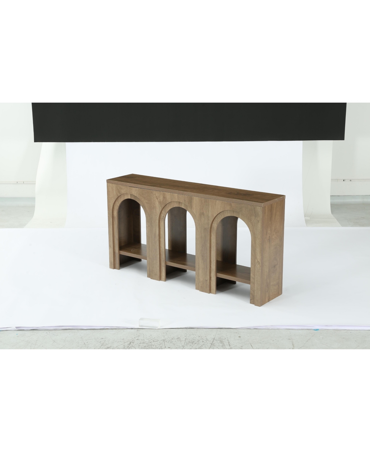 Click here for Tribesigns Solid Wood Console Table with Storage... prices