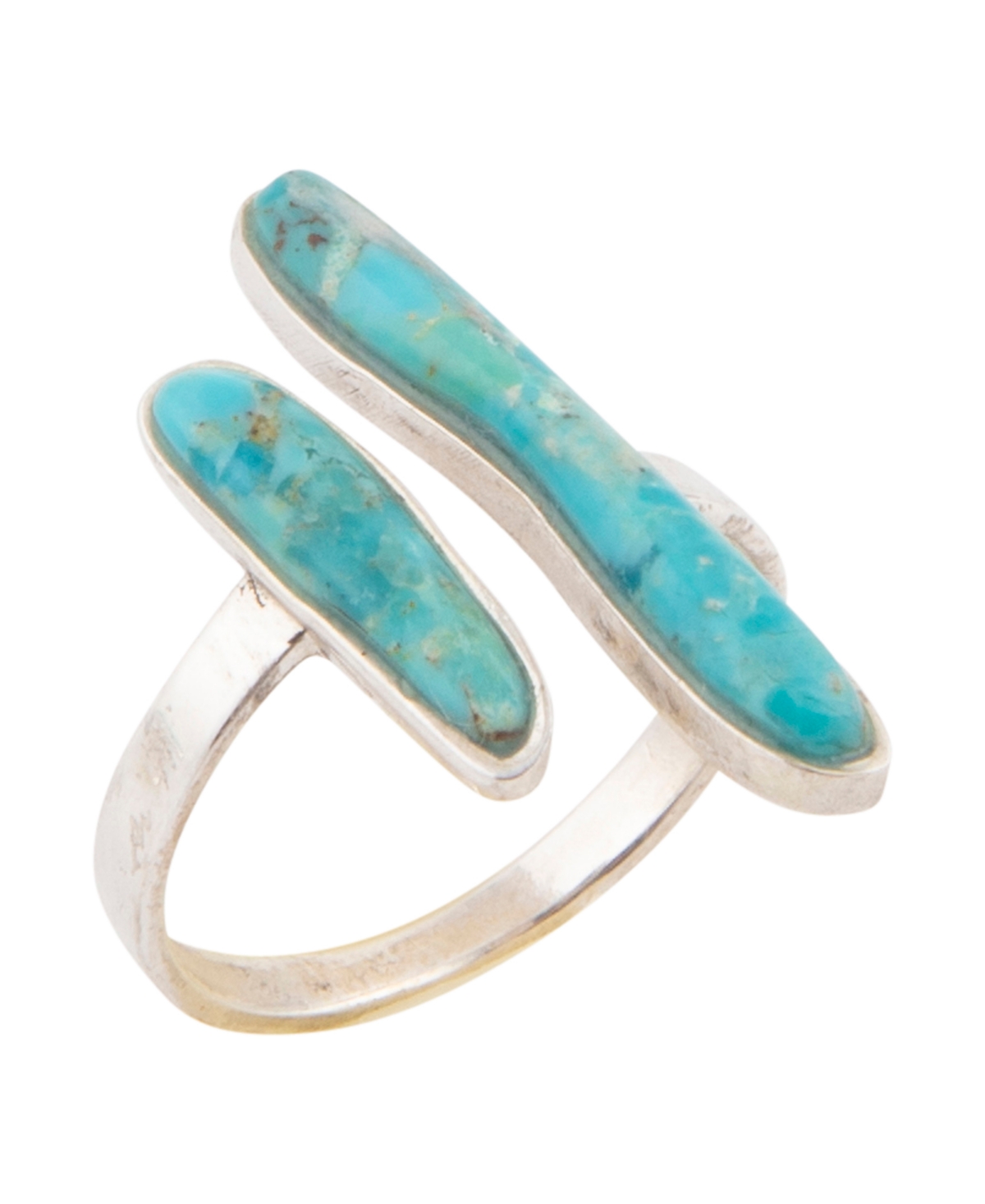 Click here for Barse Size Adjustable Blue Turquoise and Silver Ri... prices