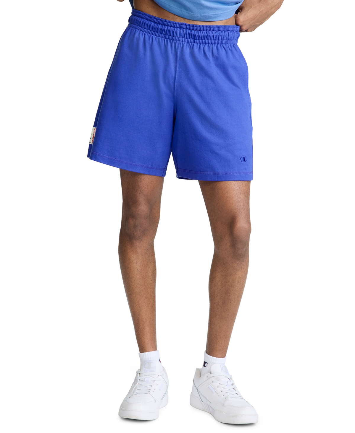 Click here for Champion Mens Jersey Embroidered C Logo Shorts  7... prices