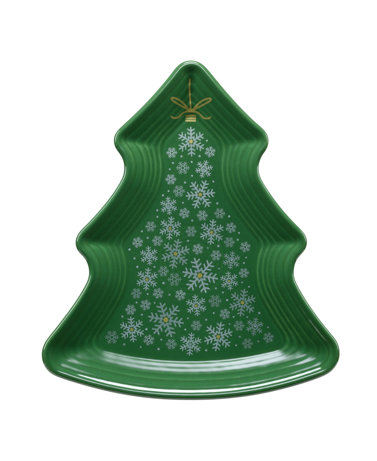 Click here for Fiesta Jade Snowflakes Tree Shaped Ornament Plate... prices