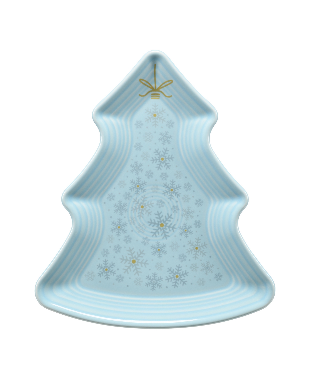 Click here for Fiesta Sky Snowflakes Tree Shaped 8.75 Ornament Pl... prices