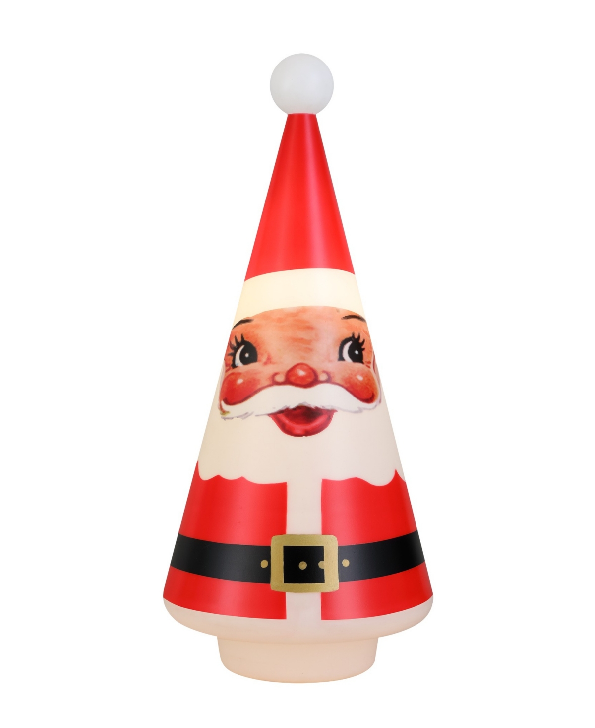 Click here for Mr. Christmas Blow Mold Cone 24 Tree Santa - Multi prices