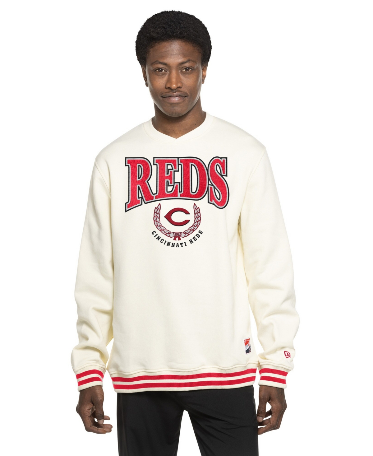 Click here for New Era Mens White Cincinnati Reds Throwback Sweat... prices