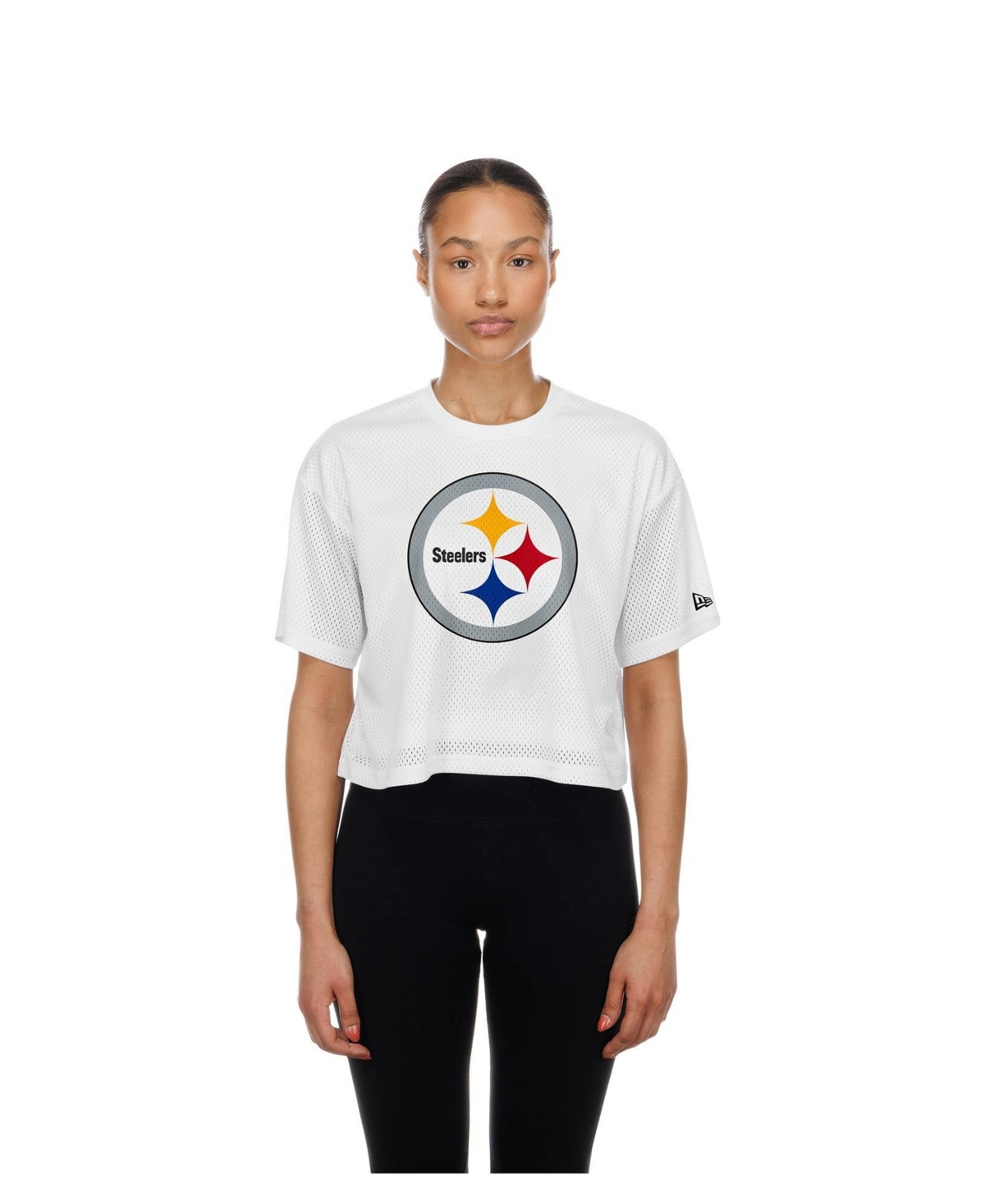 Click here for New Era Womens Pittsburgh Steelers Mesh Cropped Bo... prices