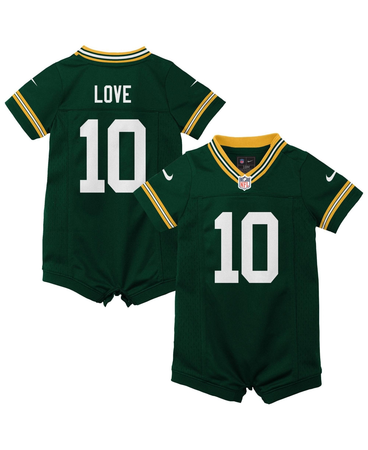 Click here for Nike Baby Boys and Girls Jordan Love Green Bay Pac... prices