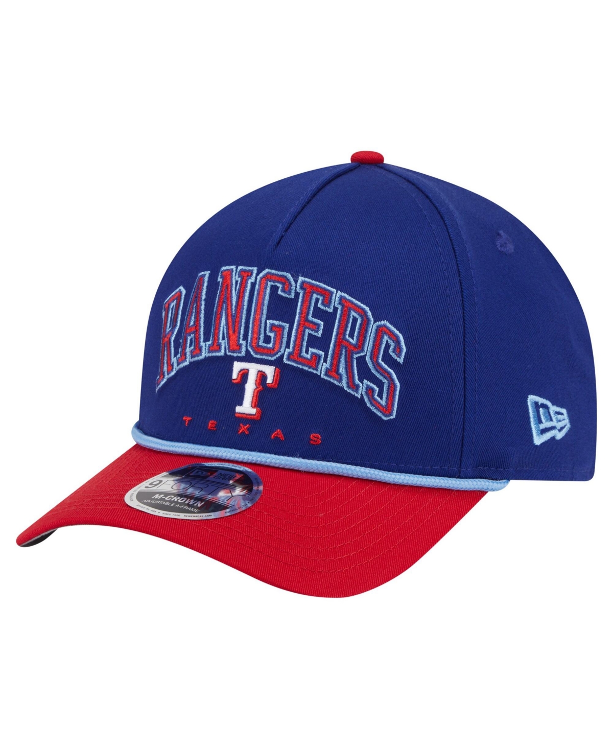 Click here for New Era Mens Royal/Red Texas Rangers Arch 9FORTY A... prices