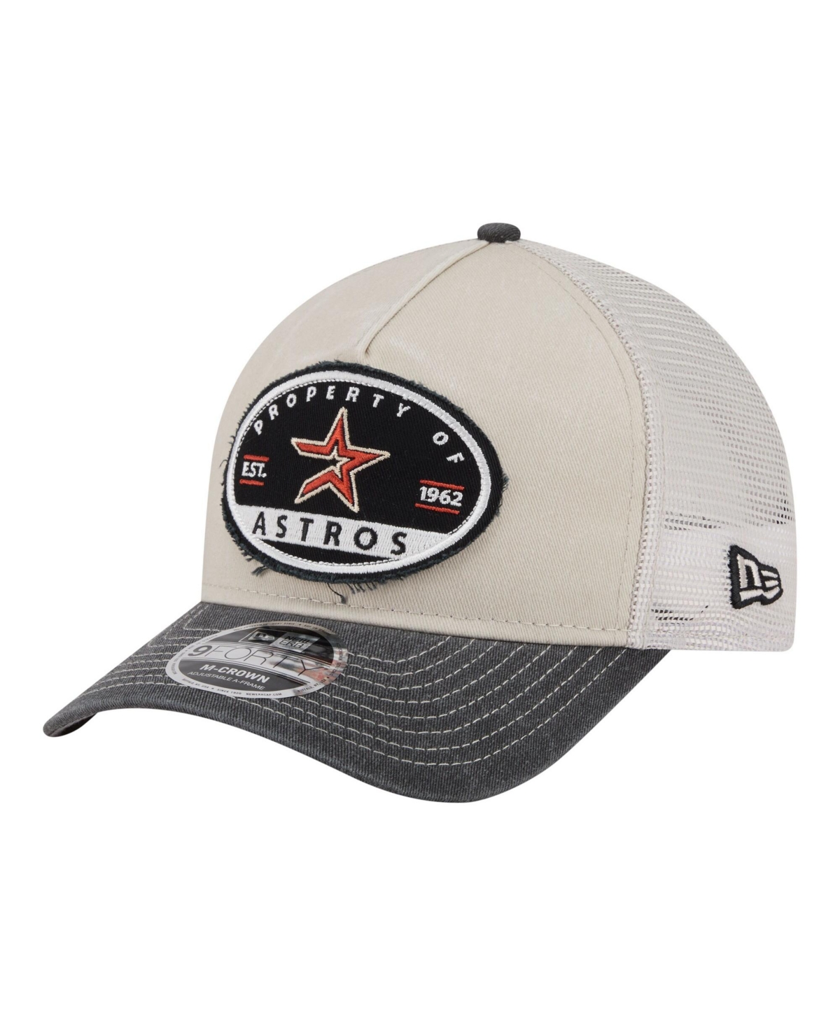 Click here for New Era Mens Light Beige/Black Houston Astros Fray... prices