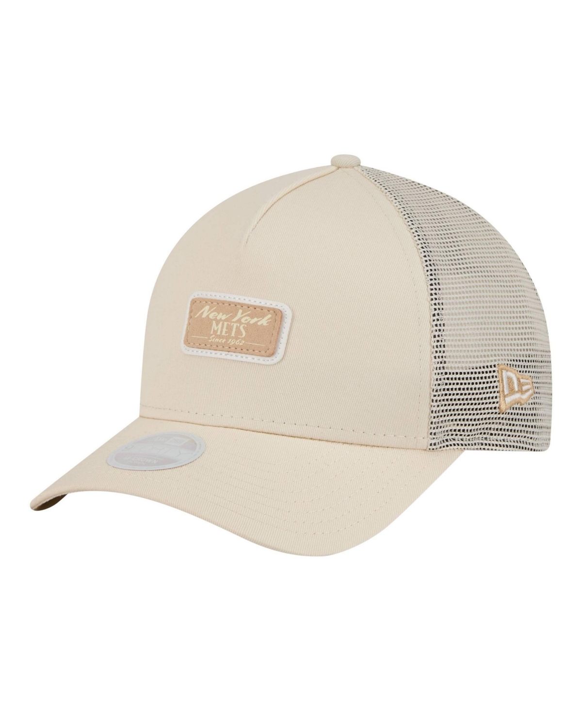 Click here for New Era Womens Light Beige New York Mets Tonal Pat... prices