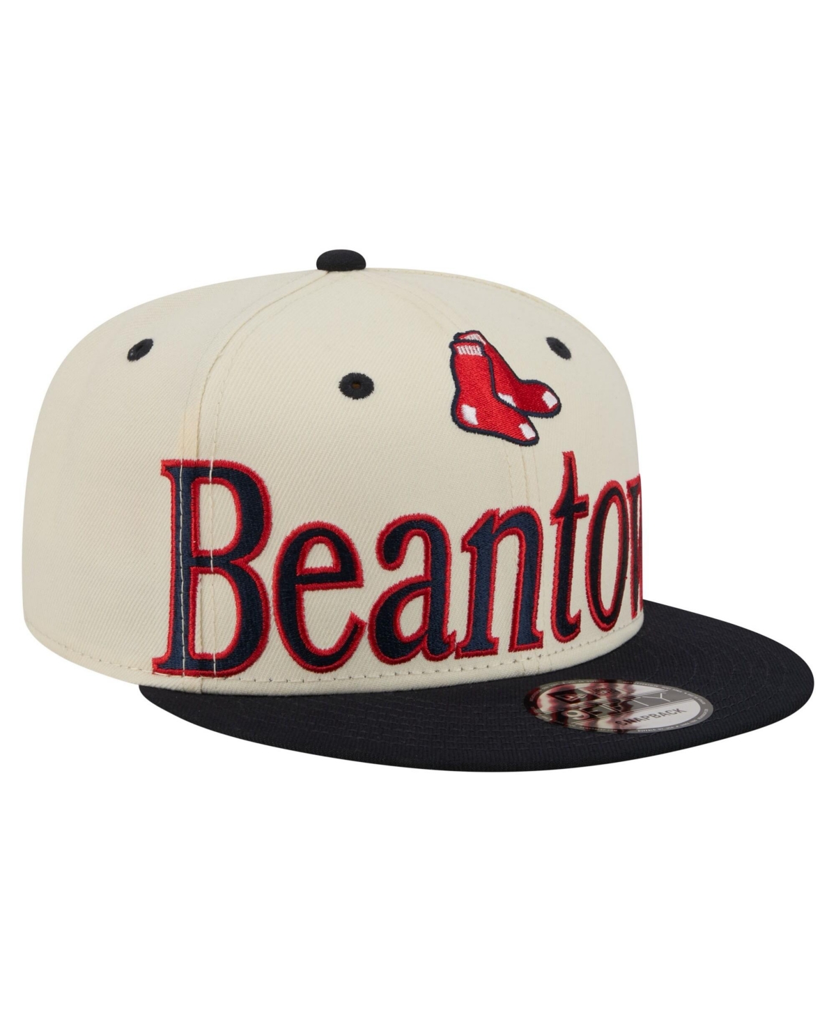 Click here for New Era Mens Cream Boston Red Sox Oversized Slogan... prices