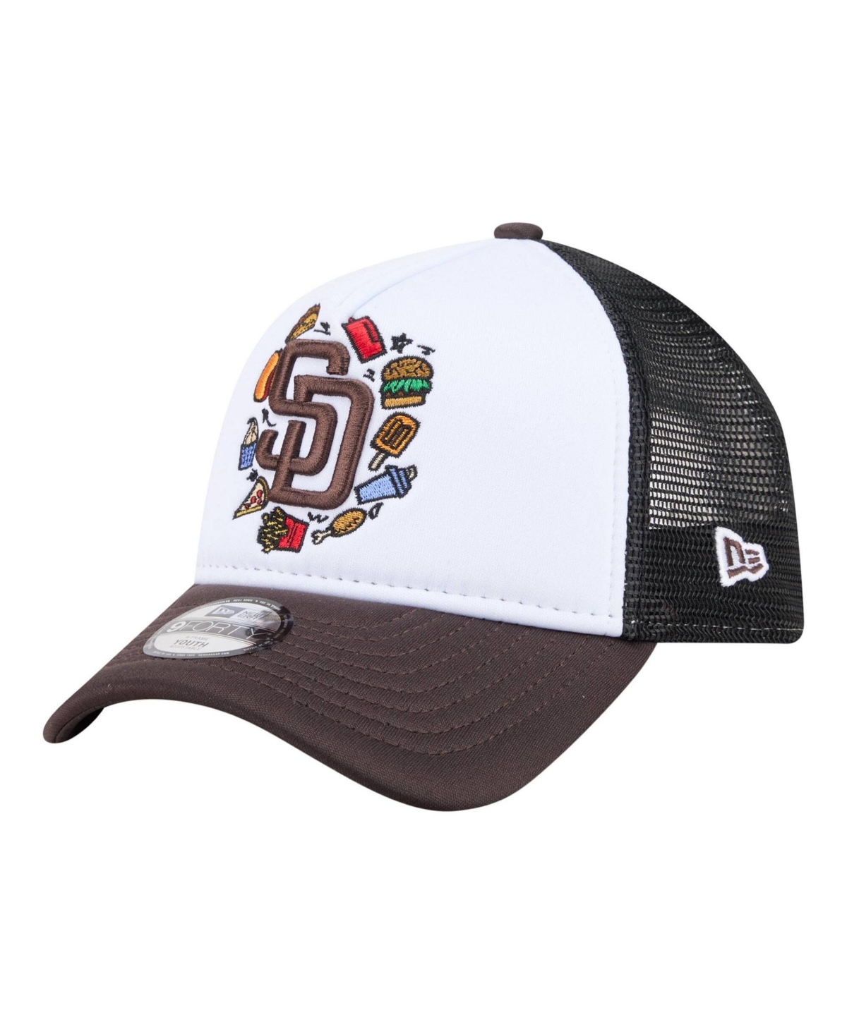 Click here for New Era Big Boys and Girls White/Brown San Diego P... prices