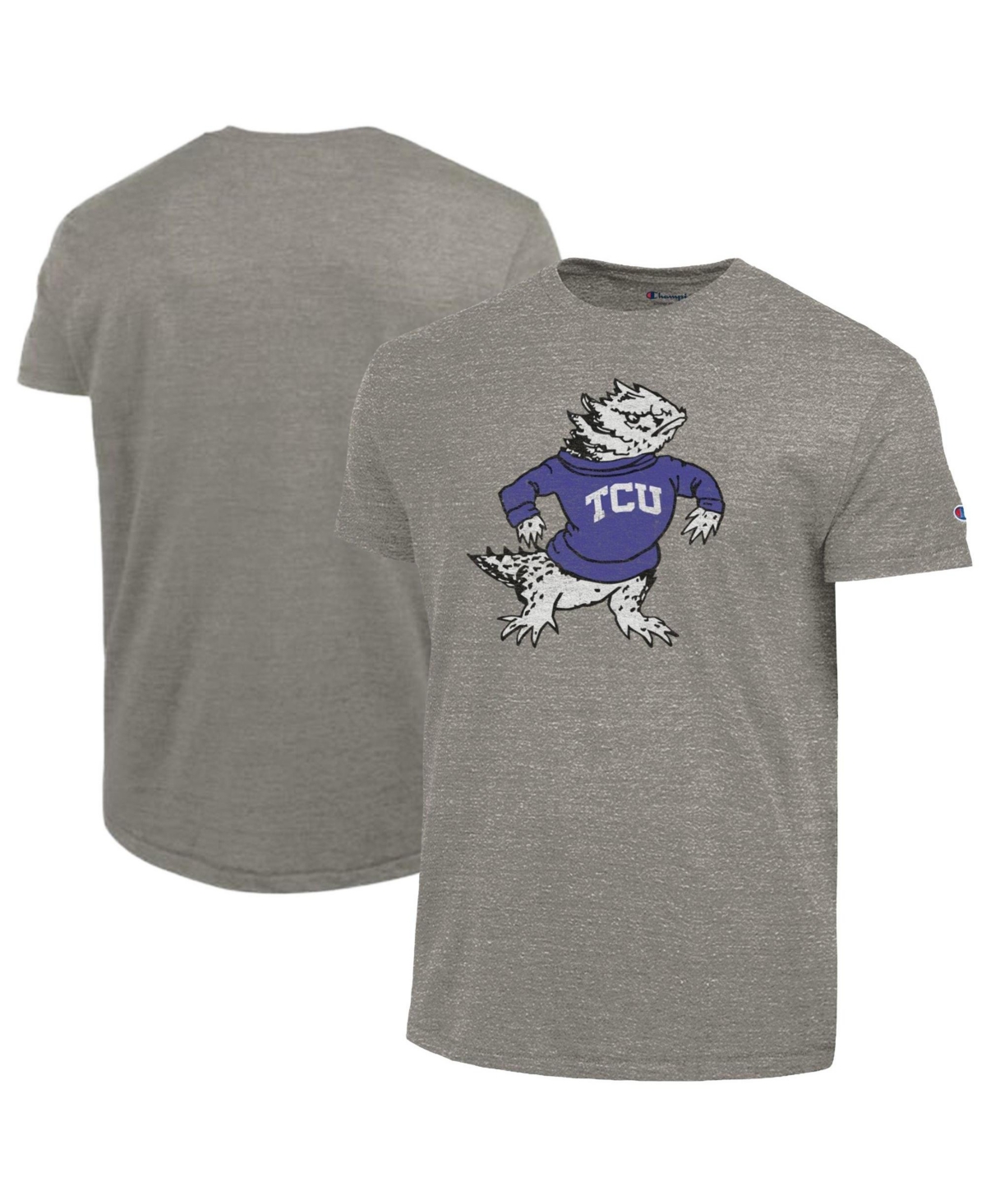 Click here for Champion Mens Charcoal Tcu Horned Frogs Vintage Tr... prices