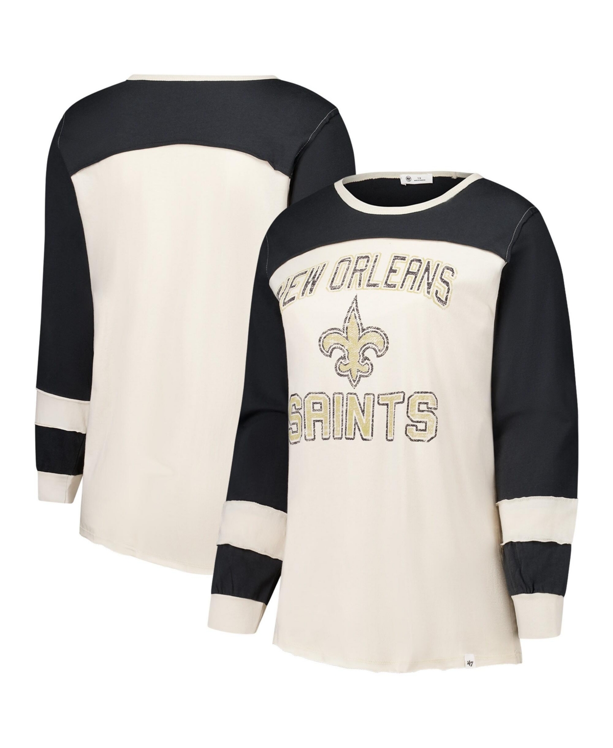Click here for 47 Brand Plus Size New Orleans Saints Double Heade... prices