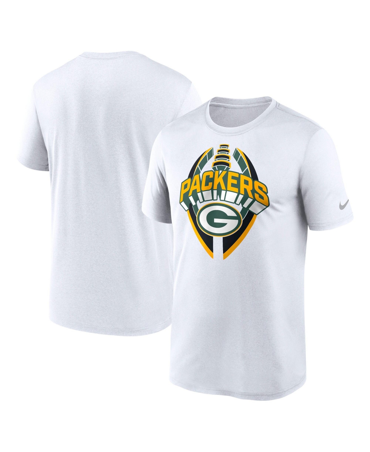 Click here for Nike Mens White Green Bay Packers Legend Icon Perf... prices