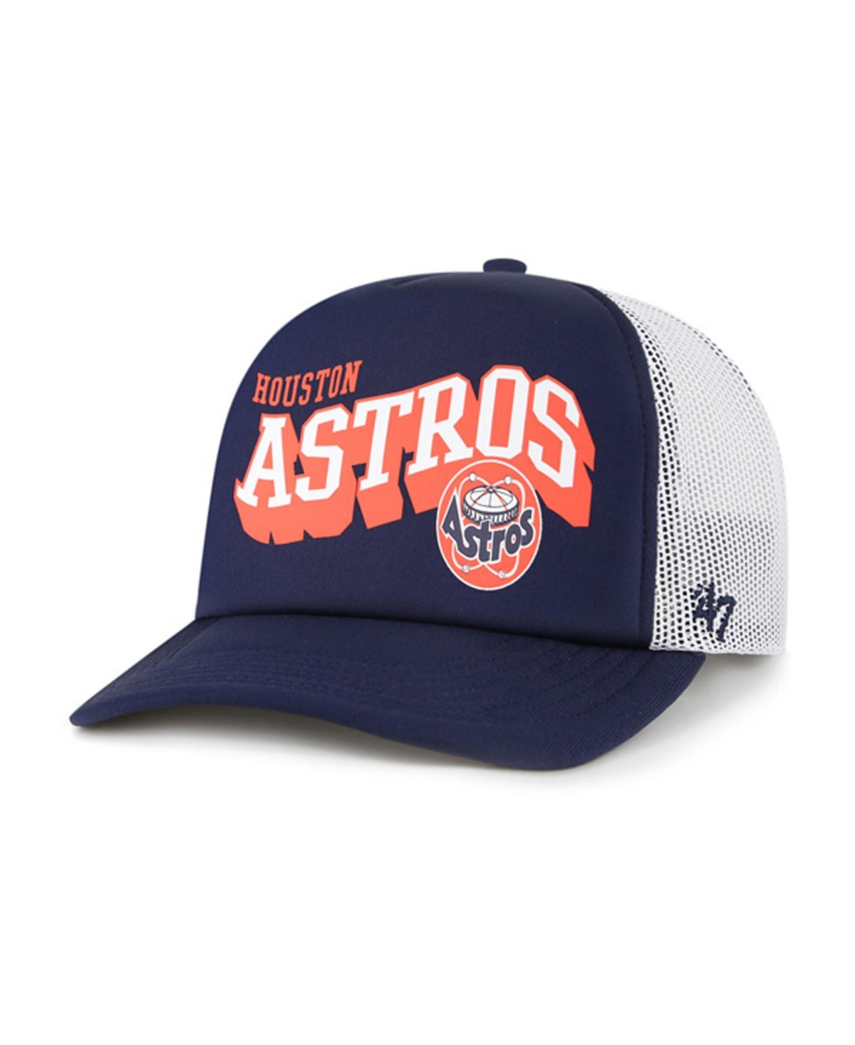 Click here for 47 Brand Mens Navy Houston Astros Meander Foam Tru... prices