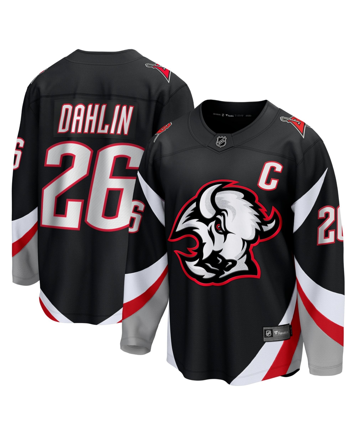Click here for Fanatics Mens Rasmus Dahlin Black Buffalo Sabres A... prices