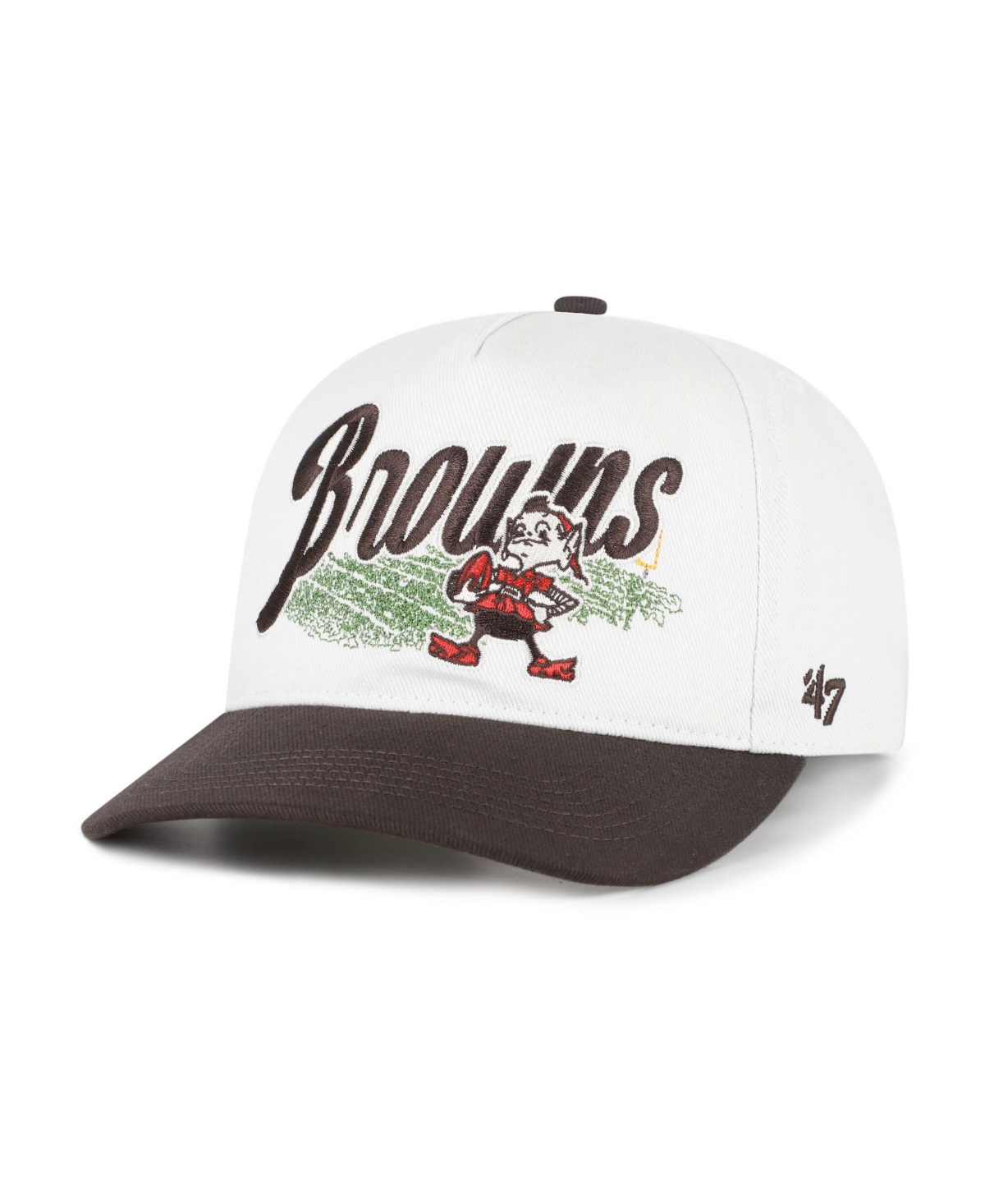 Click here for 47 Brand Mens Cream Cleveland Browns Throwback Enf... prices