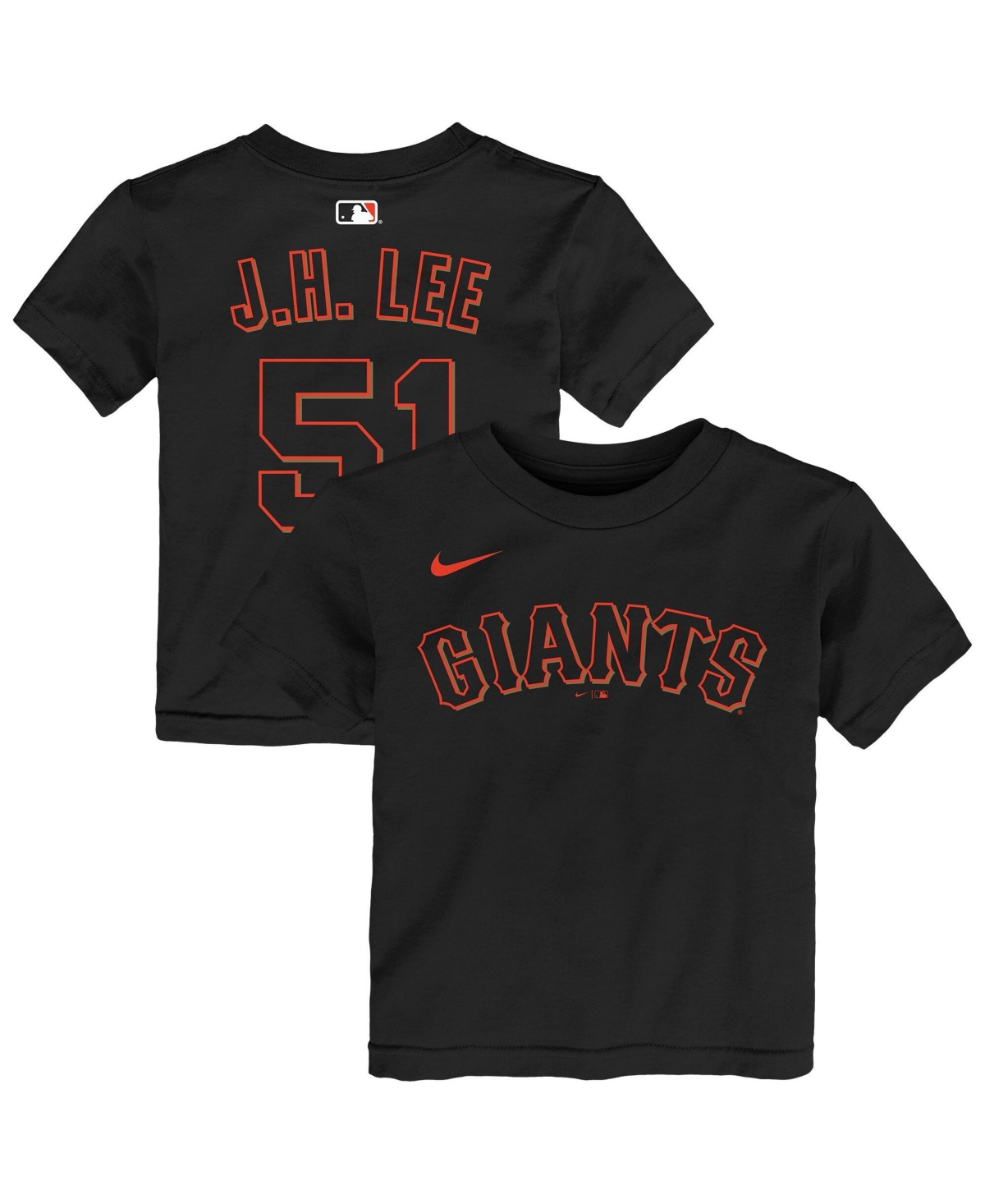 Click here for Nike Toddler Jung Hoo Lee Black San Francisco Gian... prices