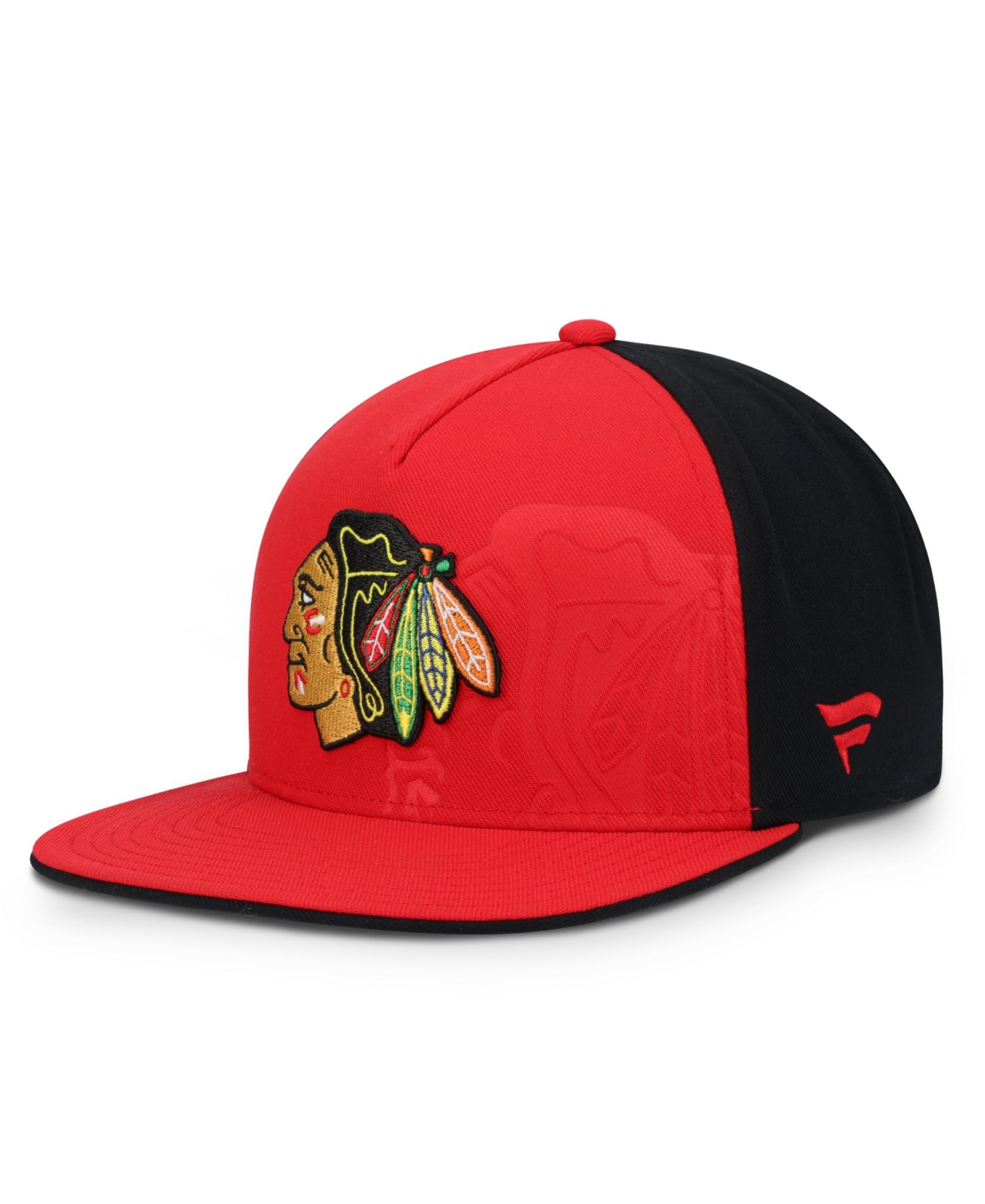 Click here for Fanatics Mens Red/Black Chicago Blackhawks Snapbac... prices
