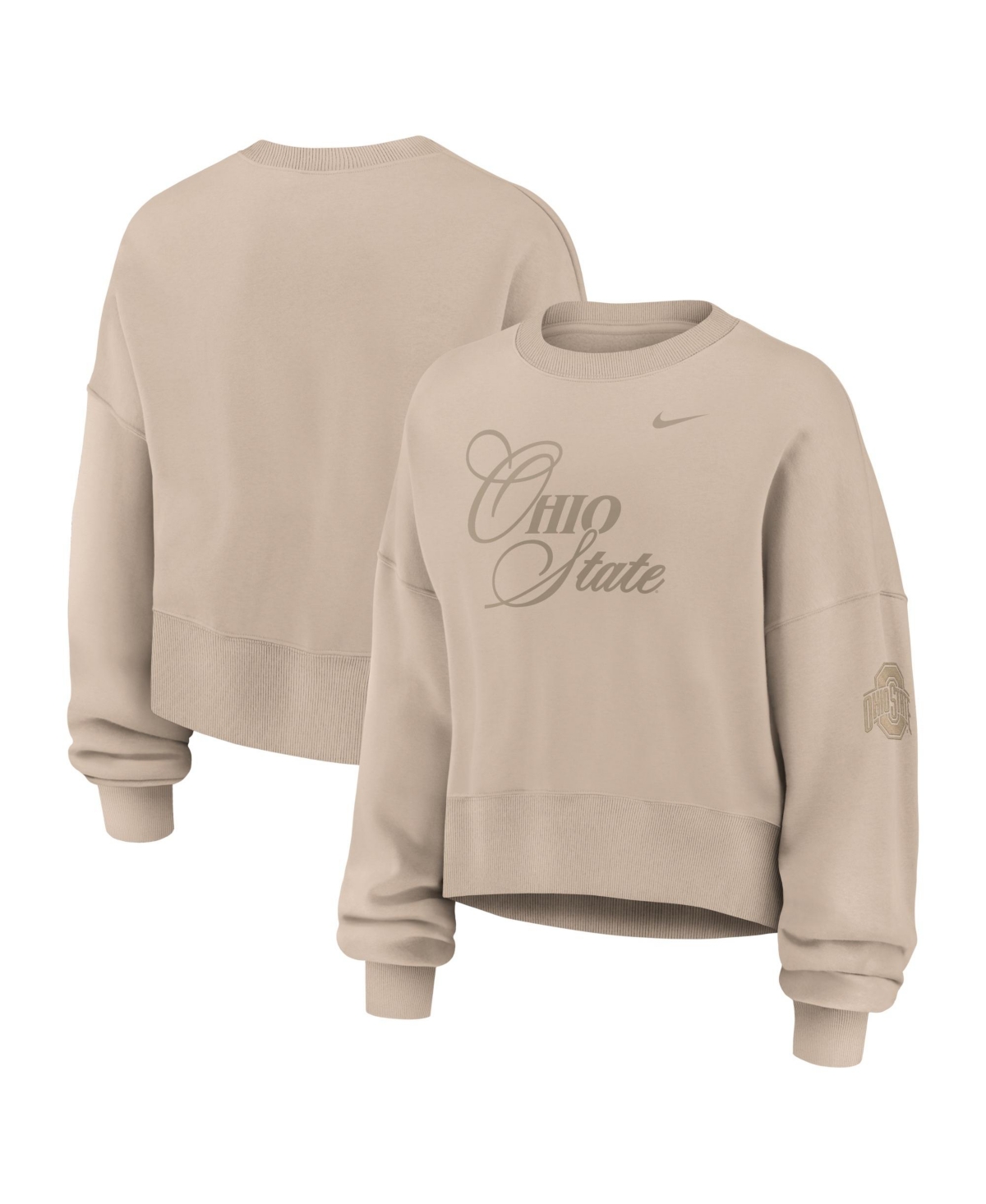 Click here for Nike Womens Ohio State Buckeyes Phoenix Fleece Ove... prices