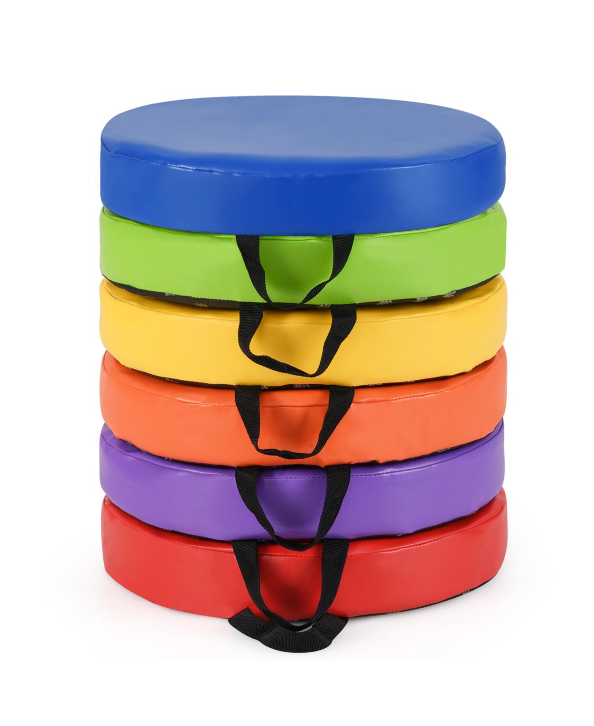 Click here for Gouun Round Floor Cushions Set of 6 with Carry Han... prices