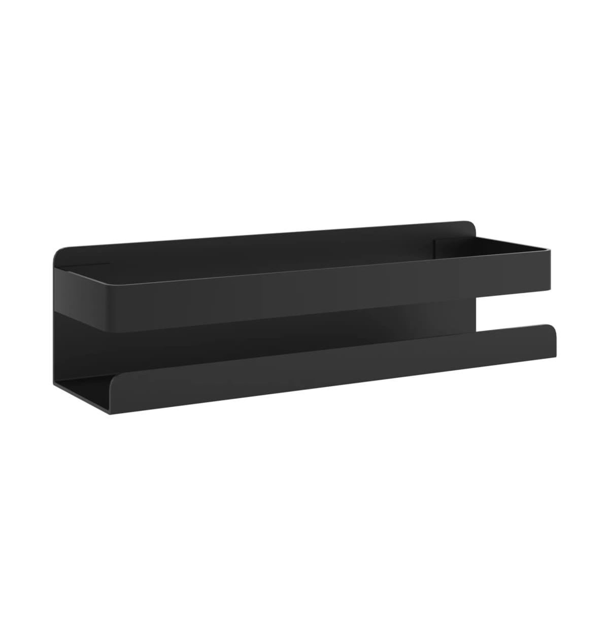 Click here for vidaXL Shower Shelf Matt Black 9.1x2.6x2.4 Brushed... prices