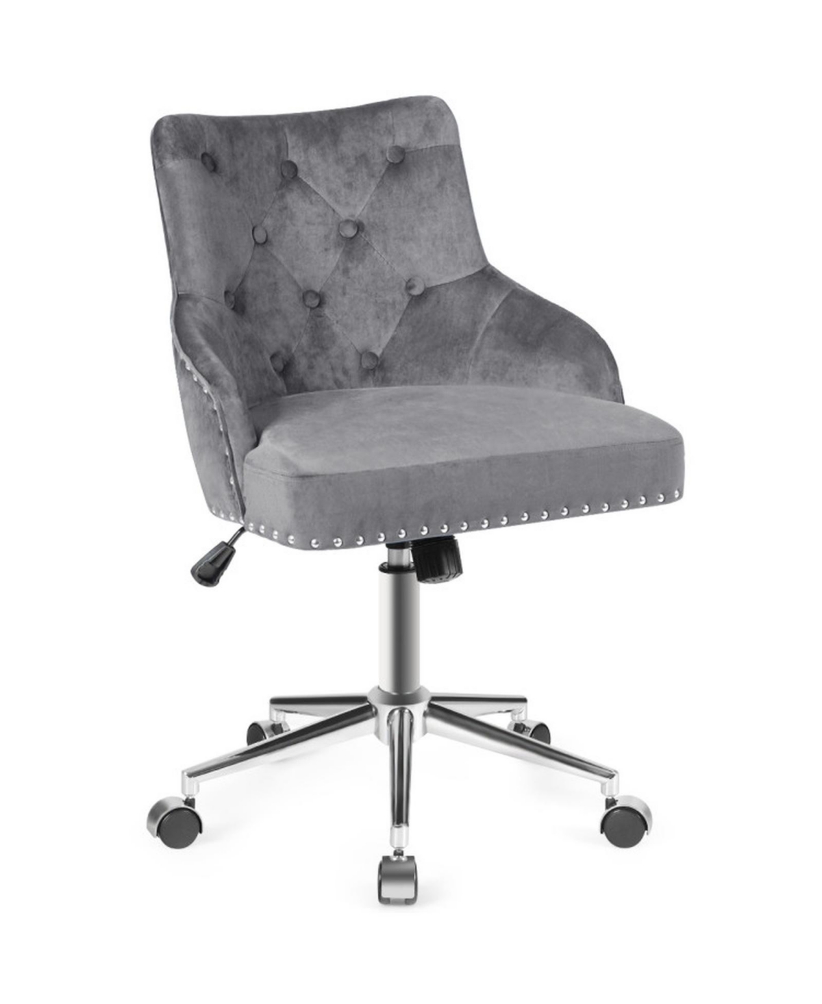 Click here for Gouun Tufted Velvet Swivel Computer Desk Chair wit... prices