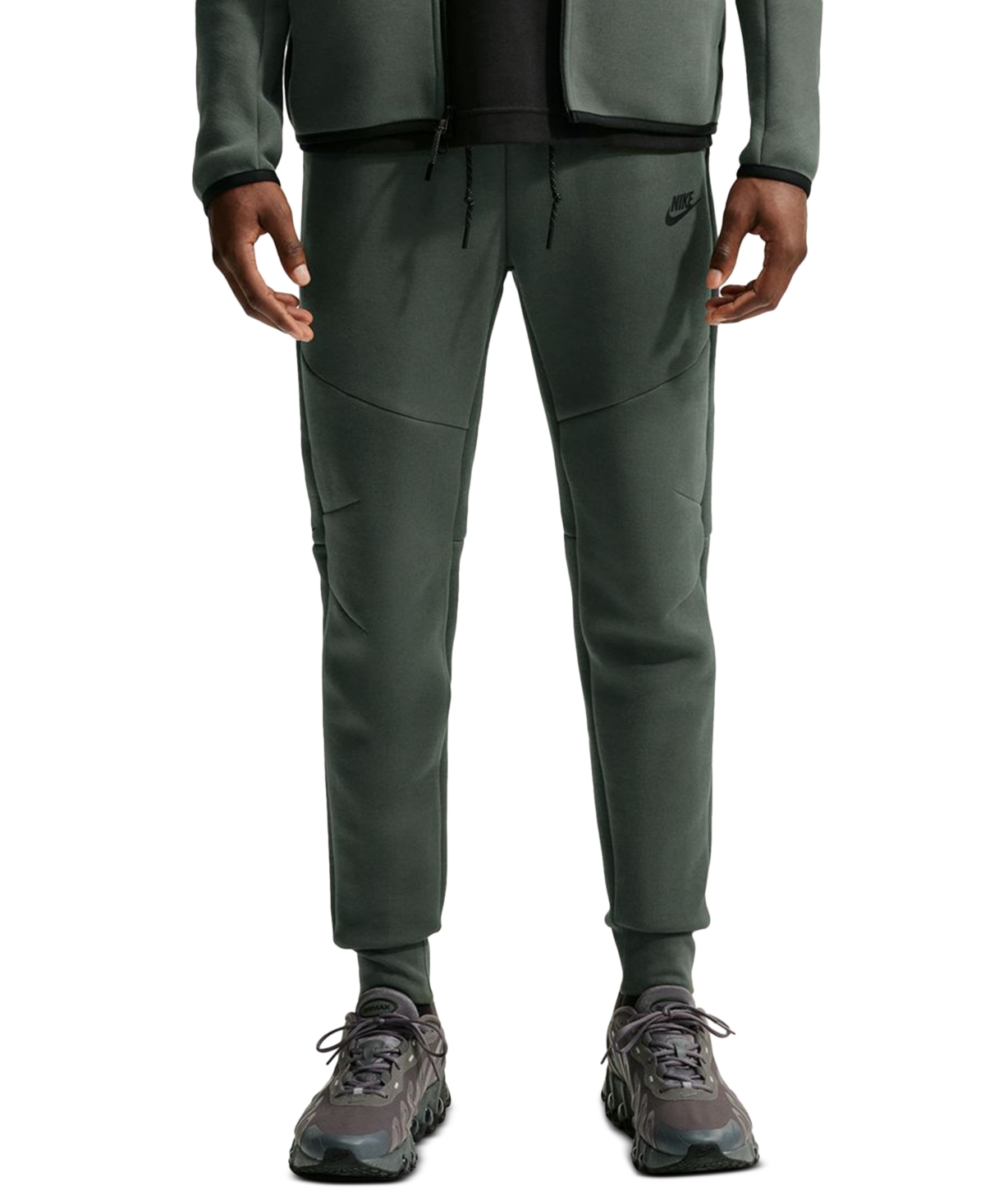 Click here for Nike Mens Tech Fleece Joggers - Camo Green/Black prices