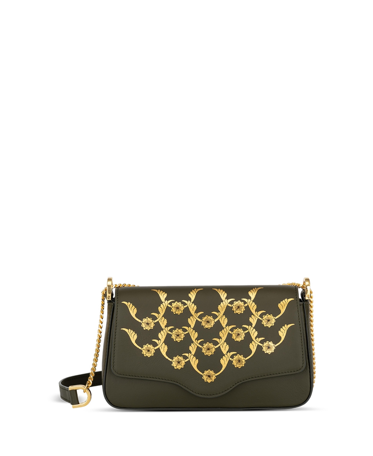 Click here for Aranyani Amoura Italian Calf Leather Handbag - Dee... prices