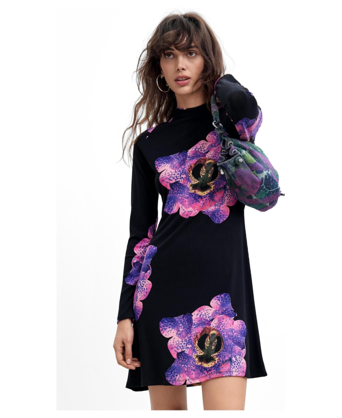 Click here for Desigual Womens Long floral dress M. C. Lacroix -... prices
