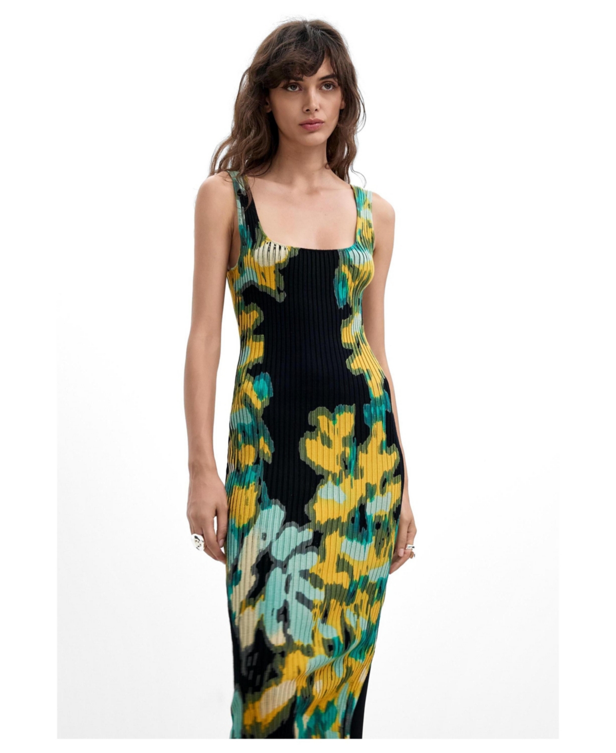 Click here for Desigual Womens Long 2-in-1 dress M.c. Lacroix - M... prices
