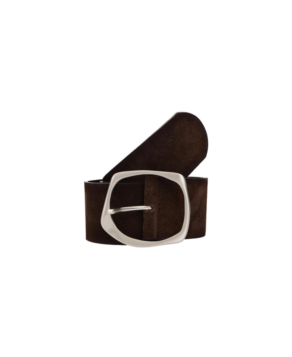 Click here for Desigual Womens Wide Suede Leather Belt - Brown prices
