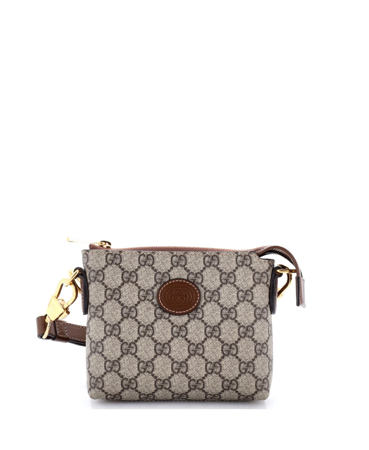 Click here for Pre-Owned Gucci Mini Interlocking G Patch Wristlet... prices