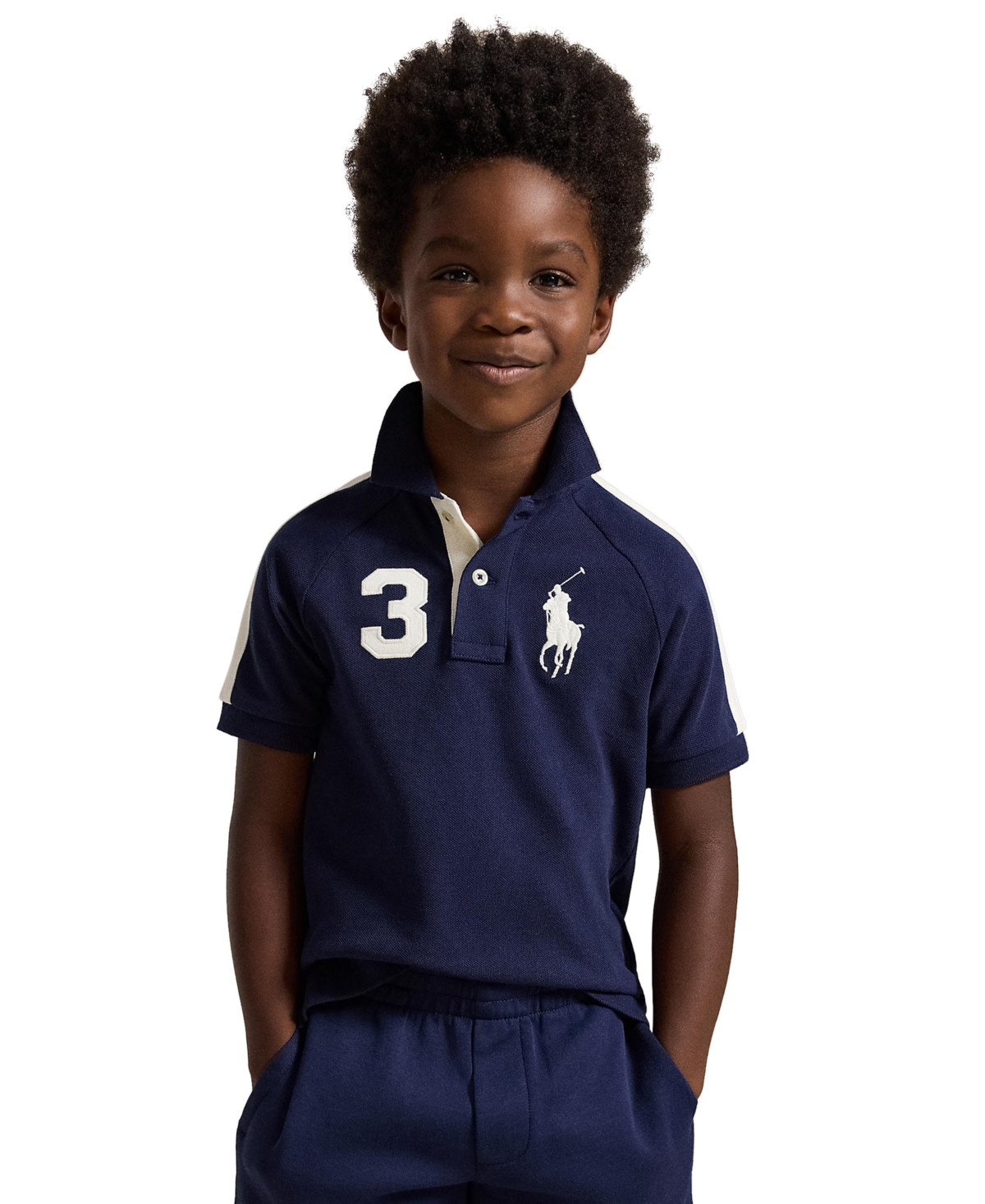 Click here for Polo Ralph Lauren Boys 2T-7 Big Pony Cotton Mesh P... prices