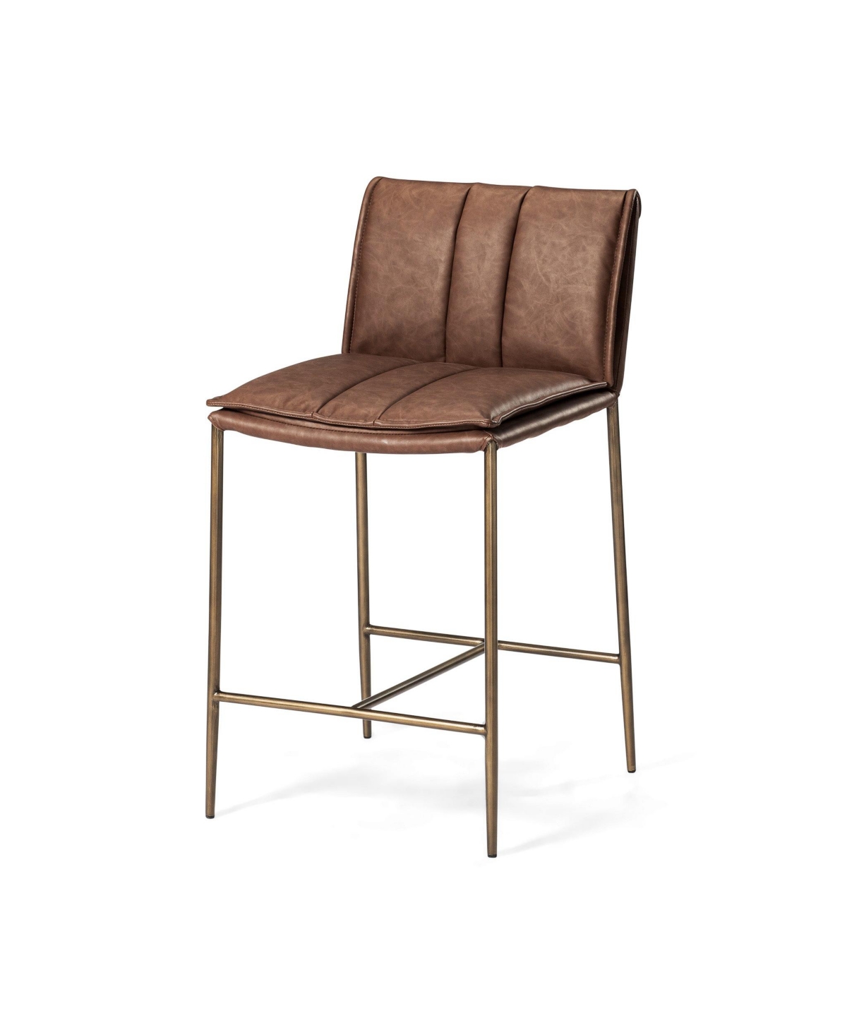 Click here for Maven Lane Gerard Channeled Faux Leather Upholster... prices