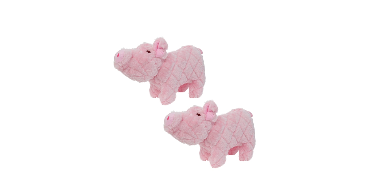 Click here for Mighty Farm Piglet 2 Pack  Durable Plush Squeaky D... prices