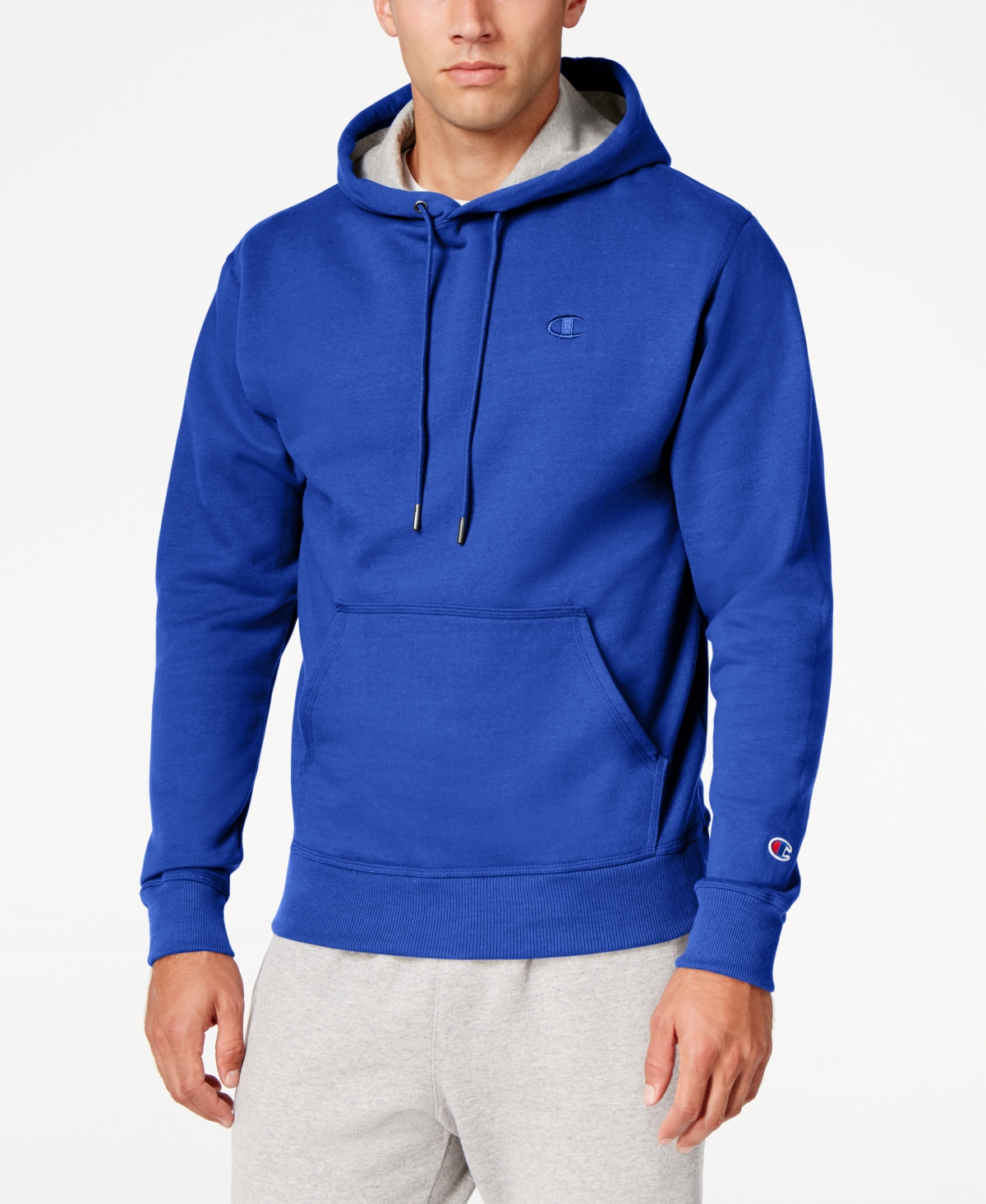 Champion Mens Powerblend Fleece Hoodie - Surf The Web
