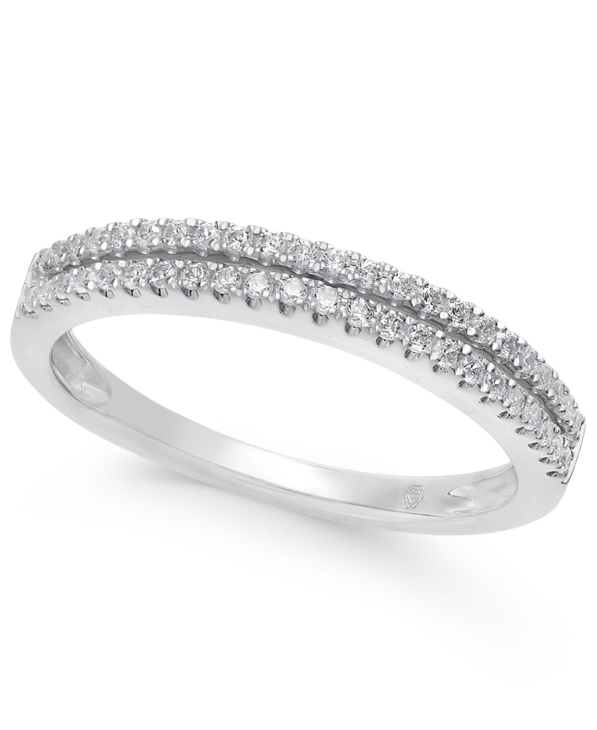 Click here for Diamond Double Row Band in (1/4 ct. t.w.) in 14k G... prices