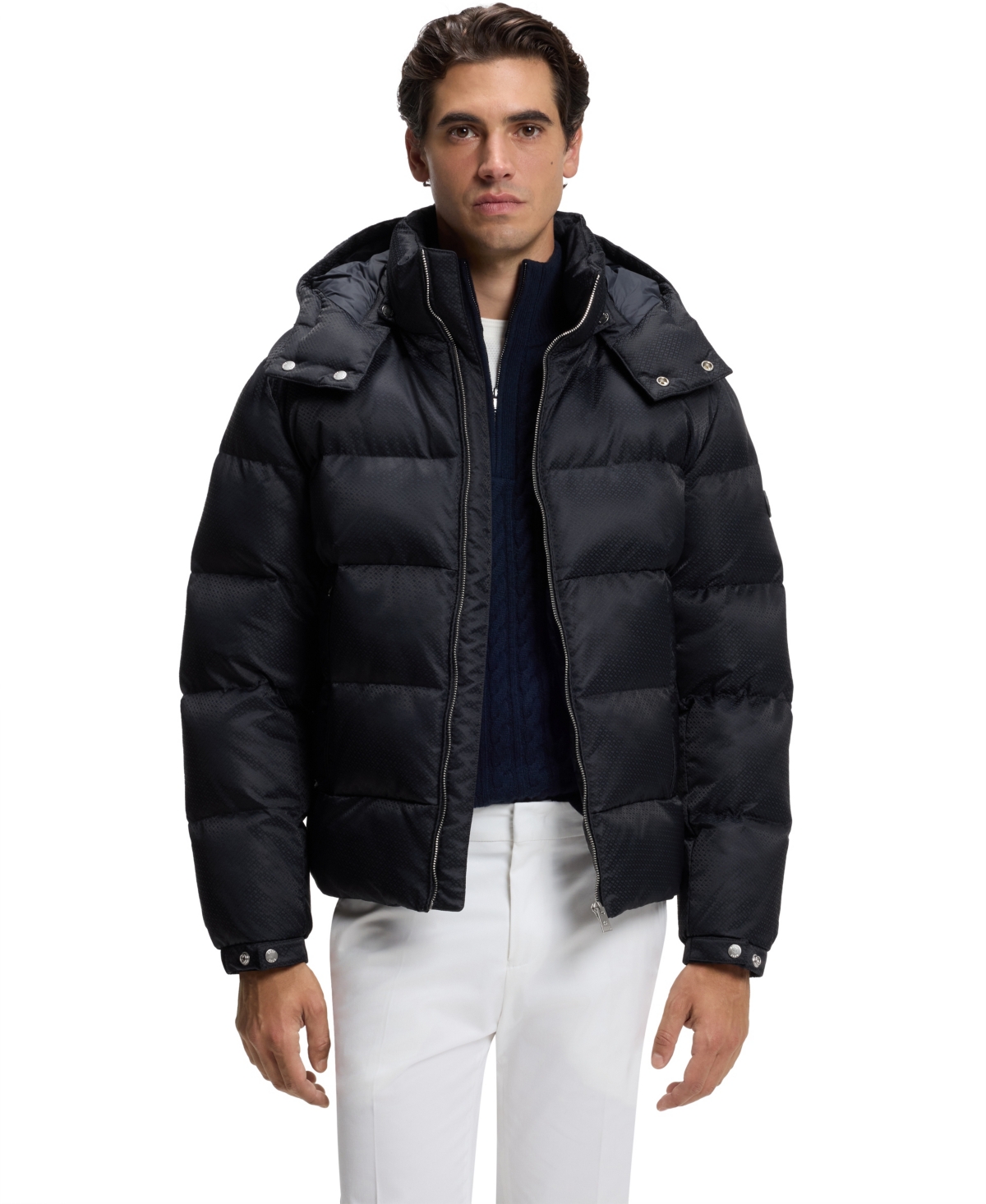Click here for Boss by Hugo Boss Mens Water-Repellent Padded Jacq... prices