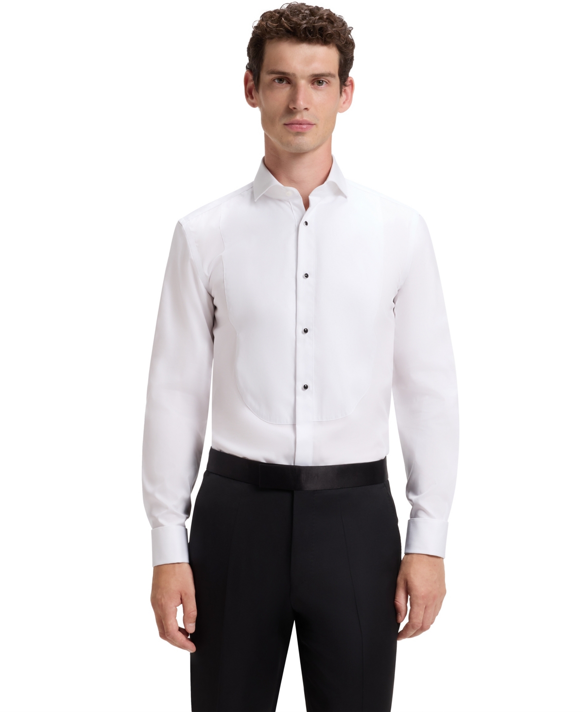 Click here for Boss by Hugo Boss Mens Cotton-Poplin Slim-Fit Dres... prices