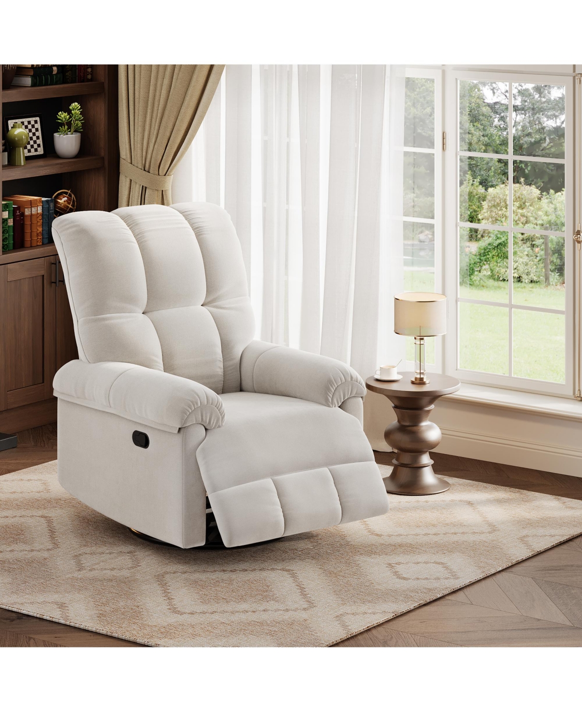 Click here for homfan Recliner Chair  360 degrees Swivel Rocker G... prices