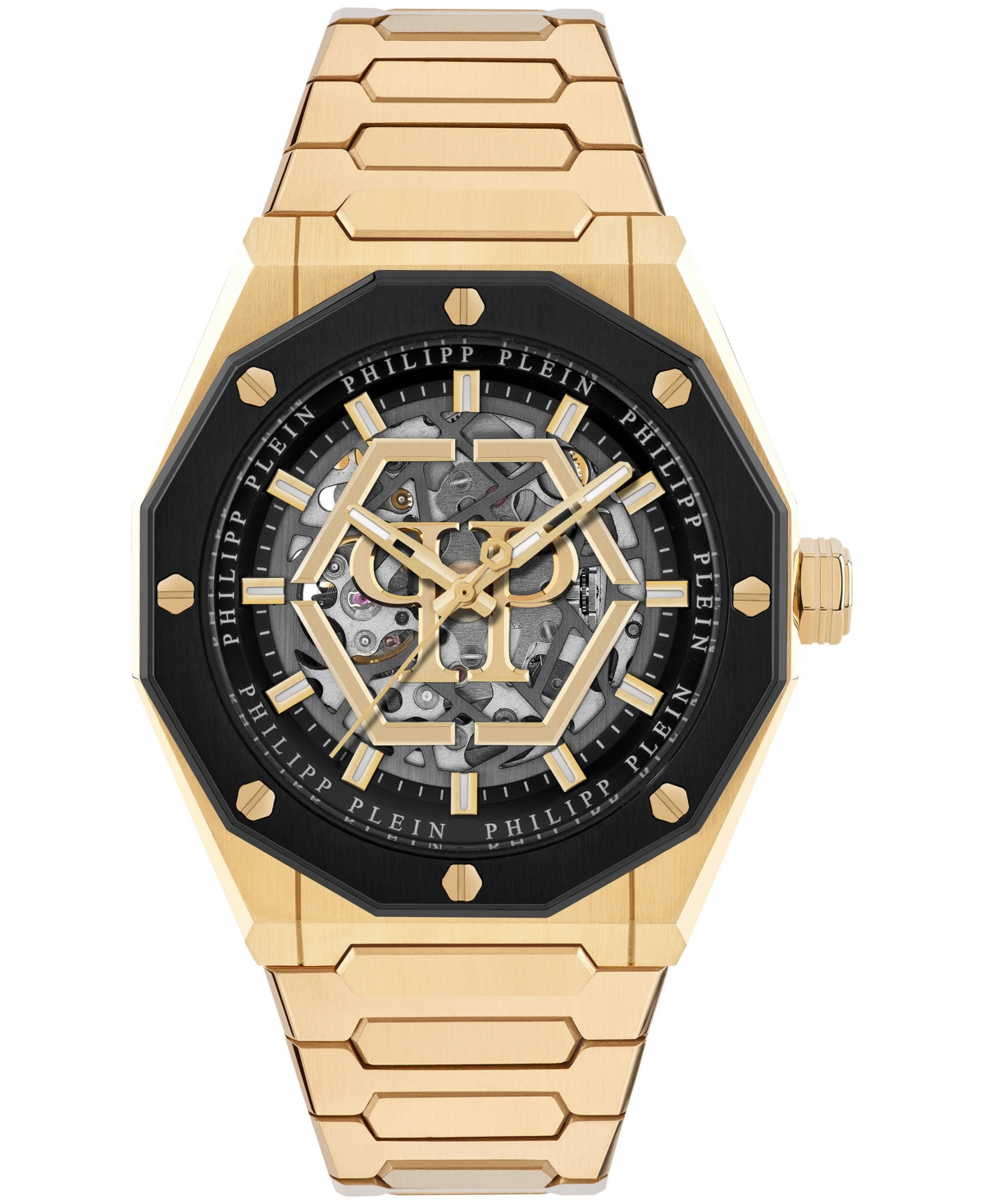 Click here for Philipp Plein Deluxe Mens Ip Yellow Gold Stainless... prices