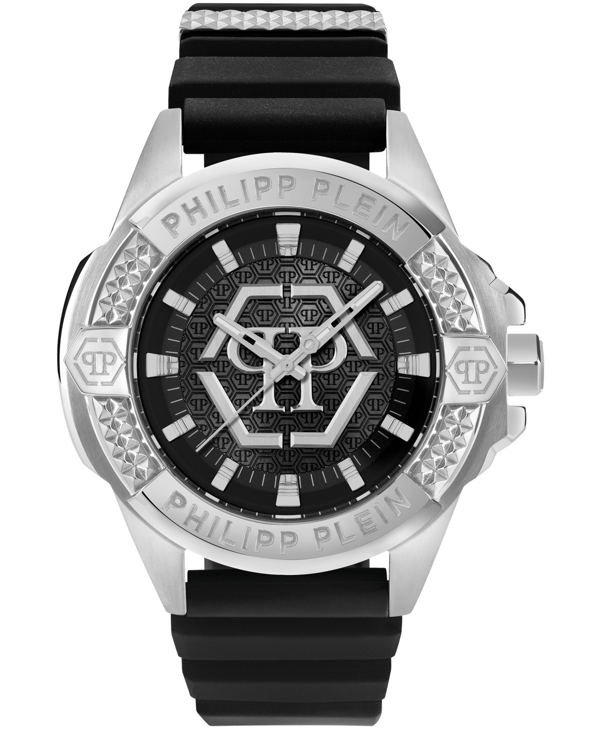Click here for Philipp Plein Majesty Mens Black Silicone Strap Wa... prices
