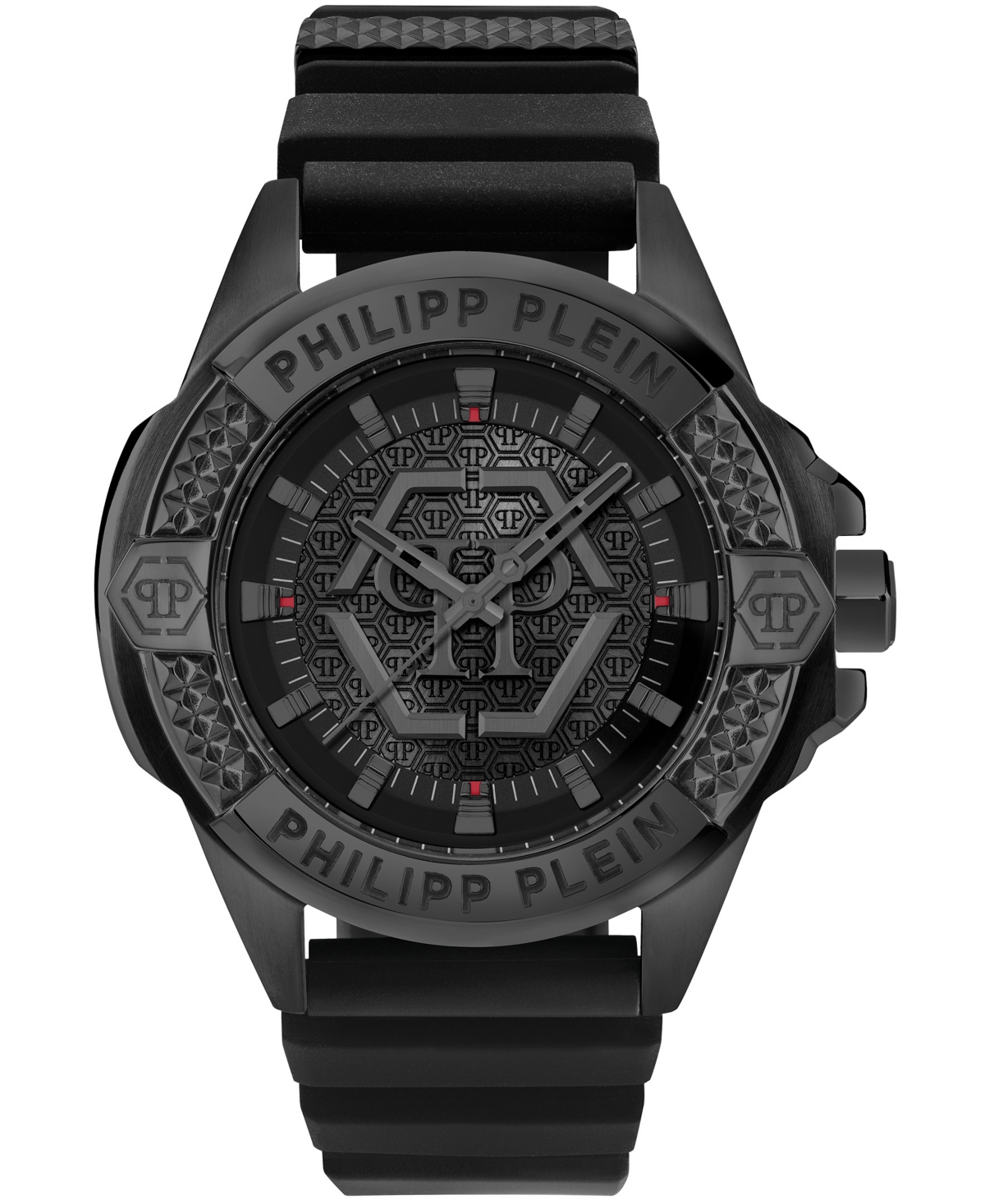 Click here for Philipp Plein Majesty Mens Black Silicone Strap Wa... prices