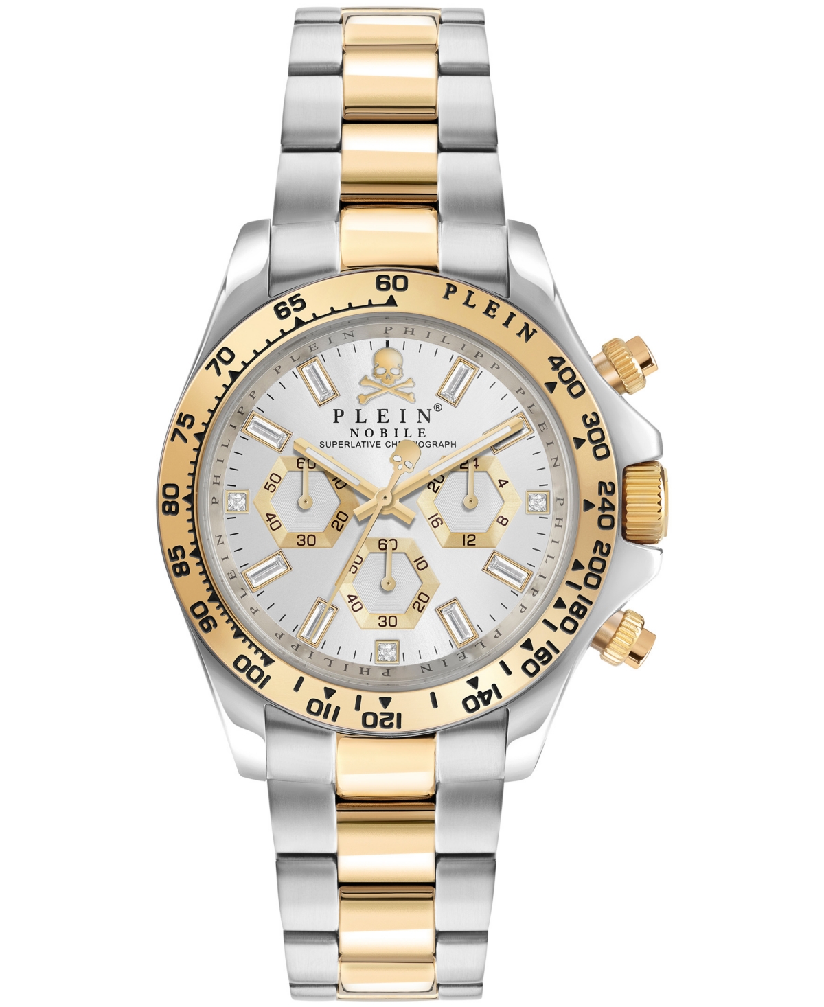 Click here for Philipp Plein Nobile Mens Two Tone Stainless Steel... prices